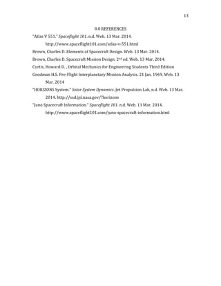 Orbital Mechanics Design Project | PDF