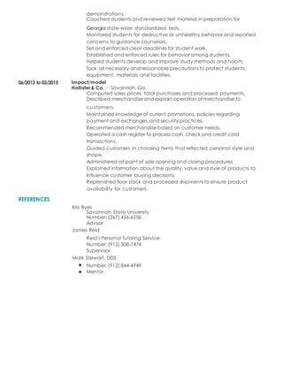 Nzinga's Resume | DOCX