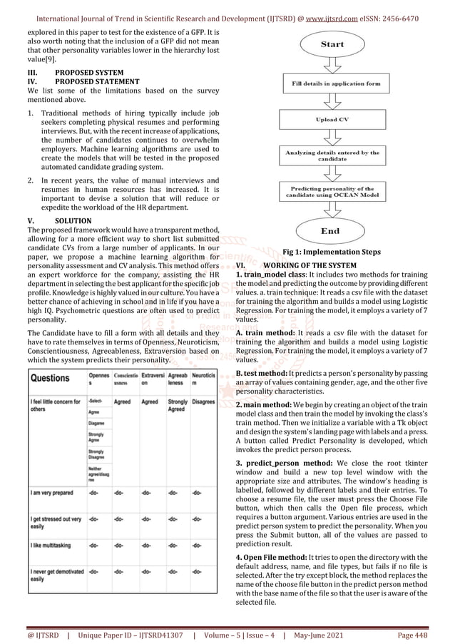 Personality Prediction using Logistic Regression | PDF