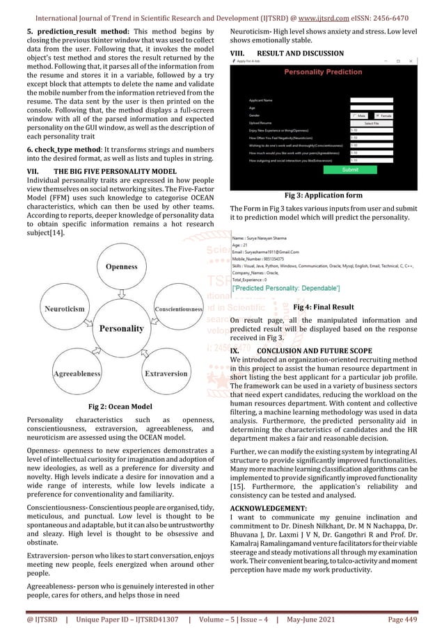 Personality Prediction using Logistic Regression | PDF