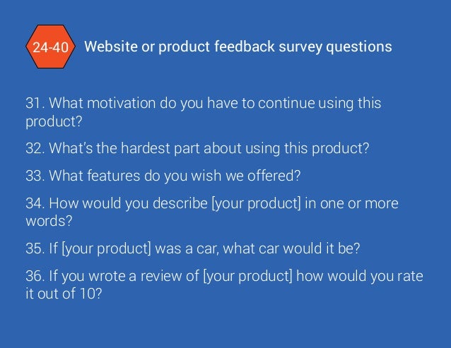 What to ask your audience? 79 Powerful Website Survey Question Exampl…
