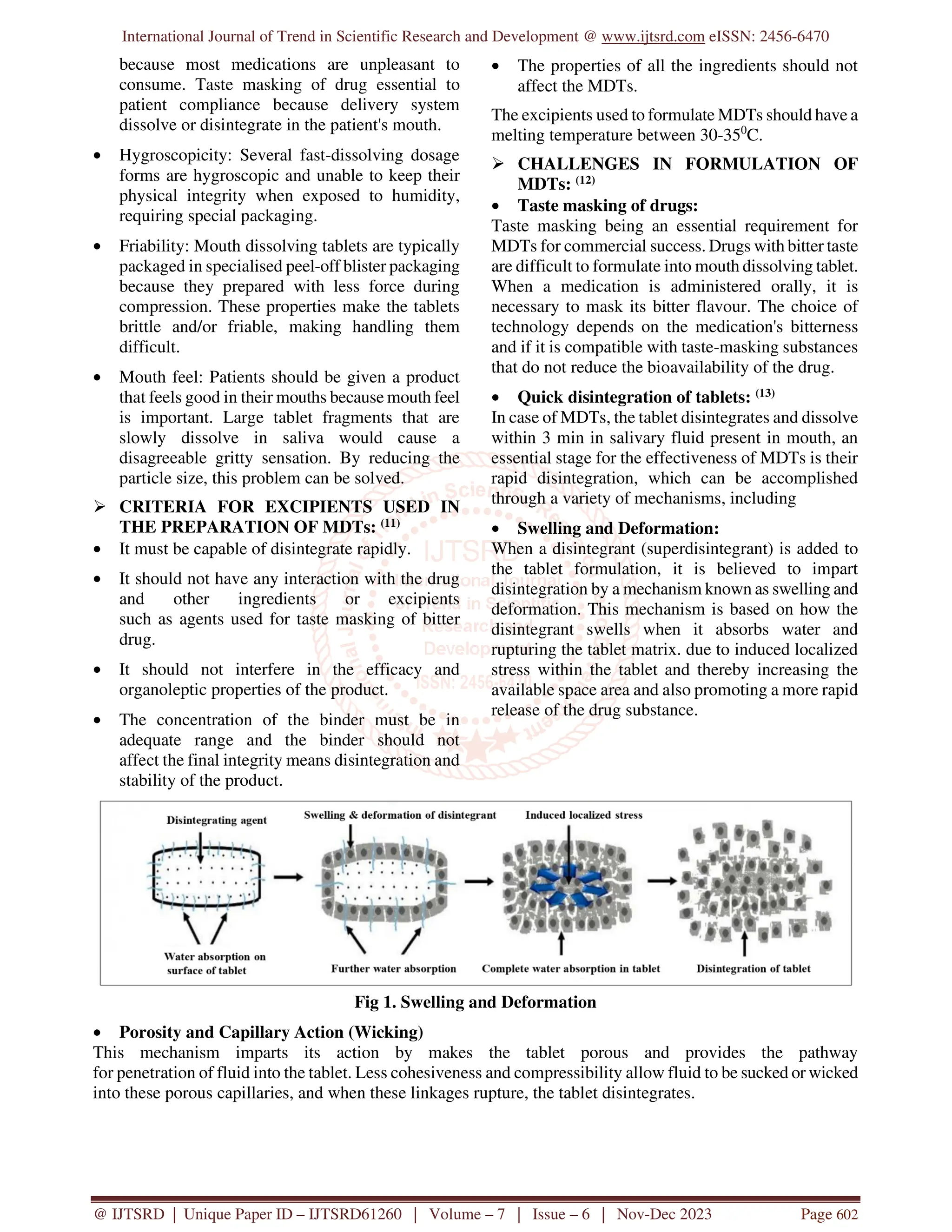 Review on “Mouth Dissolving Tablet as Fast Dissolving Drug Delivery ...