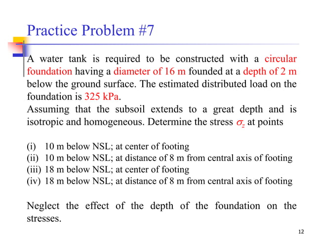 Geotechnical Engineering-II [Lec #7A: Boussinesq Method] | PPSX | Civil Engineering Industry ...