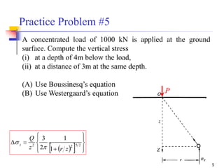 Geotechnical Engineering-II [Lec #7A: Boussinesq Method] | PPSX