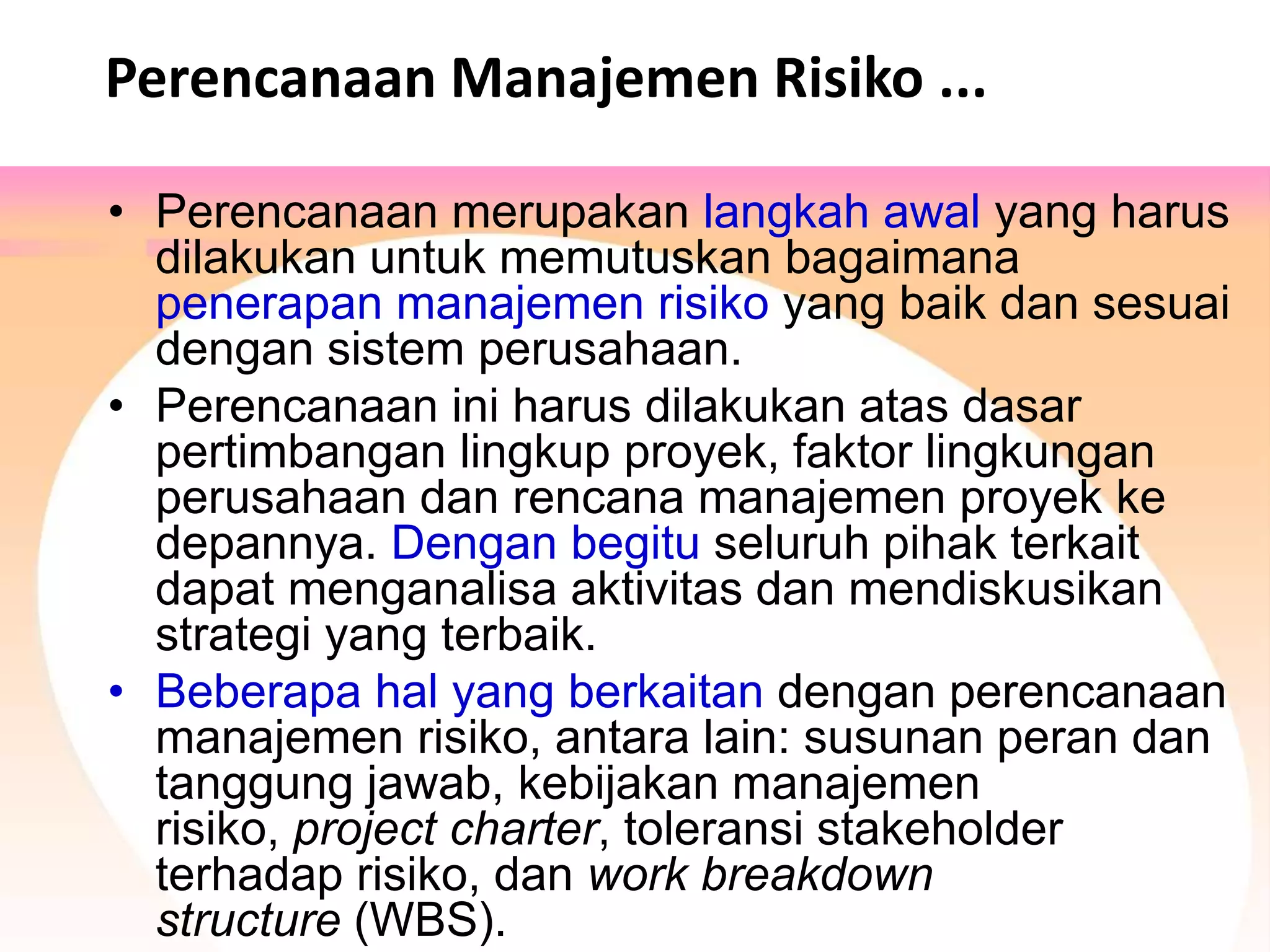 Strategi Manajemen Risiko yang Efektif _Training "Penerapan RISK ...