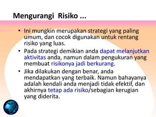 Strategi Manajemen Risiko yang Efektif _Training "Penerapan RISK ...