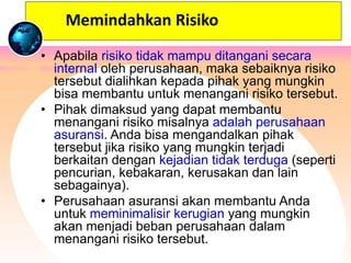 Strategi Manajemen Risiko yang Efektif _Training "Penerapan RISK ...