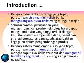 Strategi Manajemen Risiko yang Efektif _Training "Penerapan RISK ...