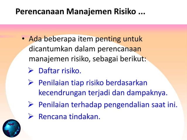 Strategi Manajemen Risiko yang Efektif _Training Strategi Manajemen Risiko yang Efektif _Training