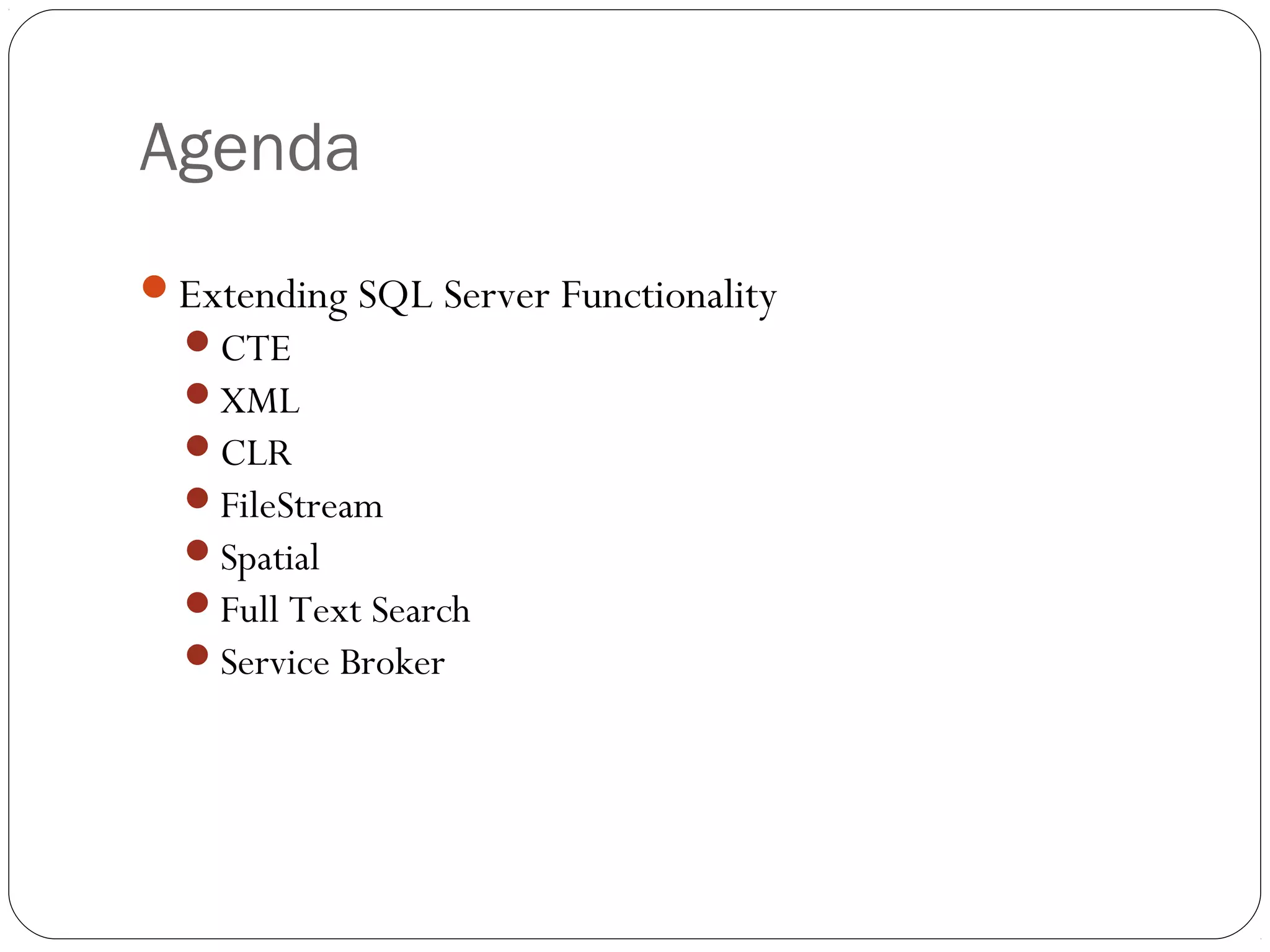 7a advanced tsql | PPT | Databases | Computer Software and Applications