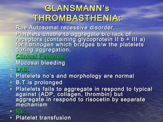 7a..bleeding disorder. | PPT
