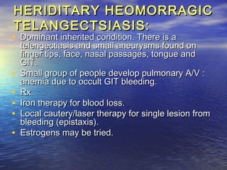 7a..bleeding disorder. | PPT