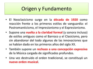 7a neoclasicismo | PPTX | Classical Music | Music