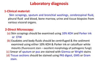 Histoplasmosis and Blastomycosis: Systemic mysosis | PDF
