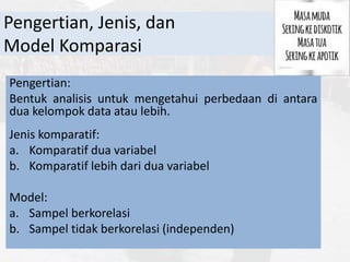 teknik analisis komparasi sampel kecil | PPTX