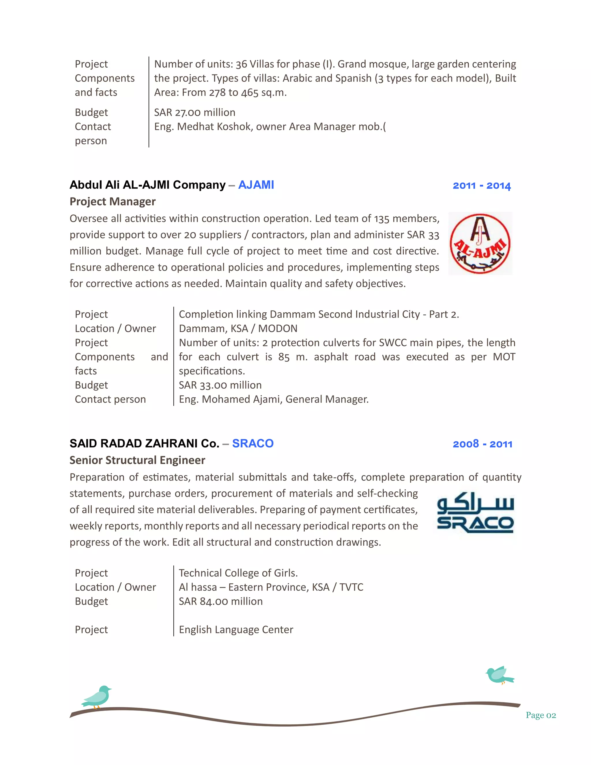 CIVIL ENGINEER-PROJECT MANAGER | PDF