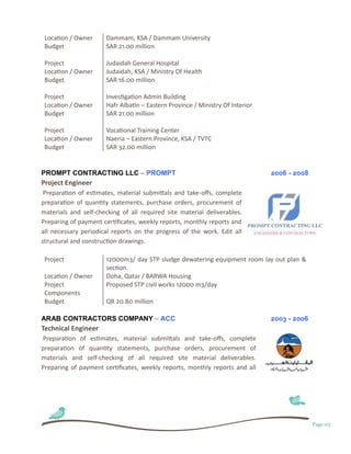 CIVIL ENGINEER-PROJECT MANAGER | PDF