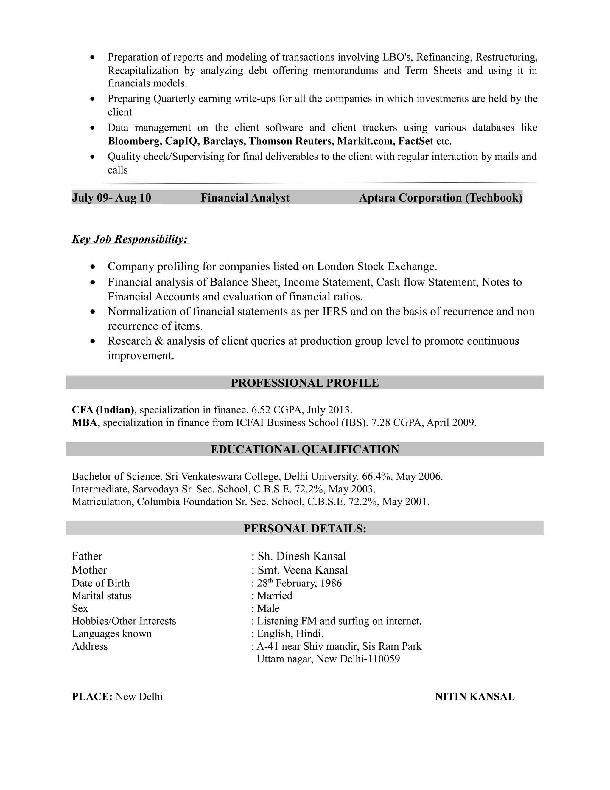 Resume | DOC