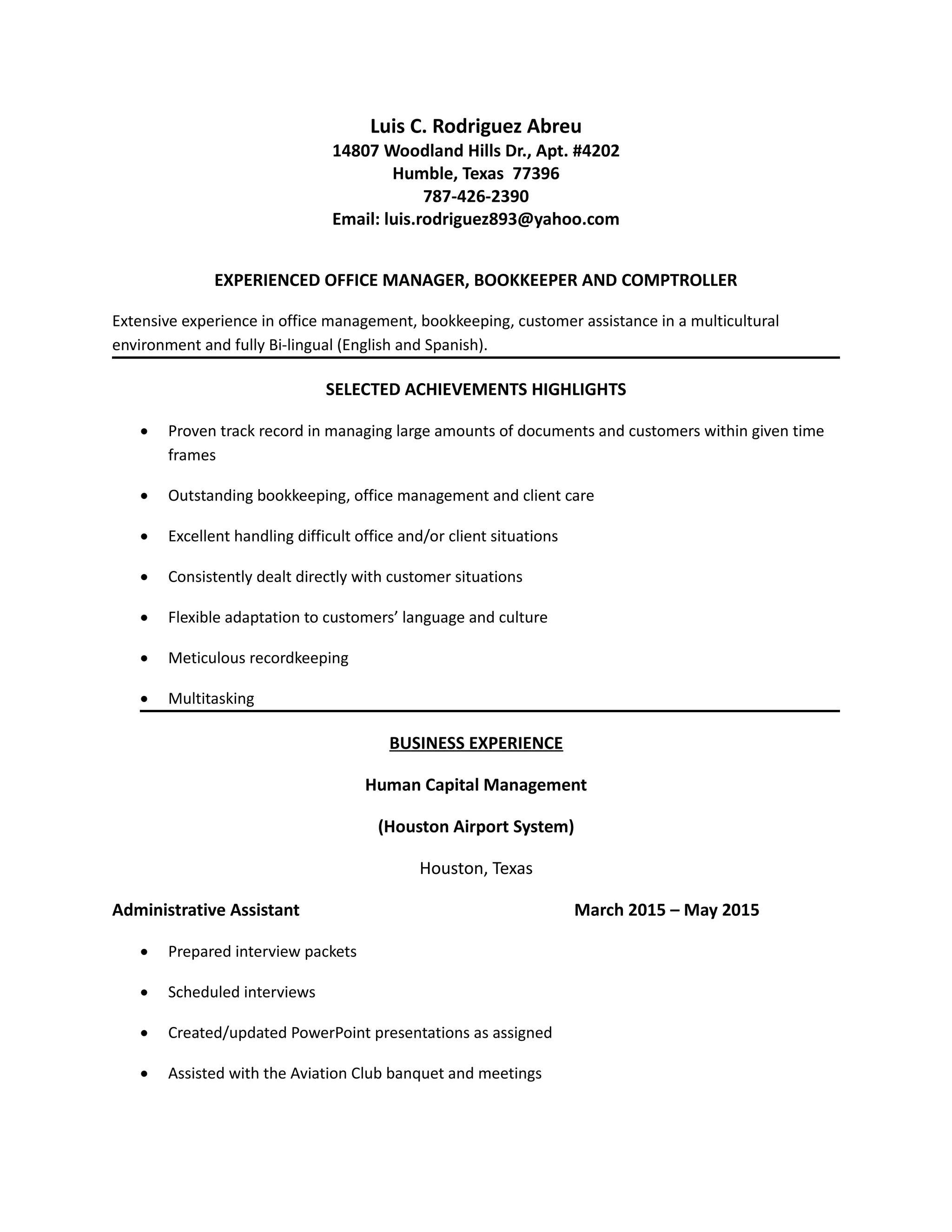 LUIS RESUME (2) | PDF