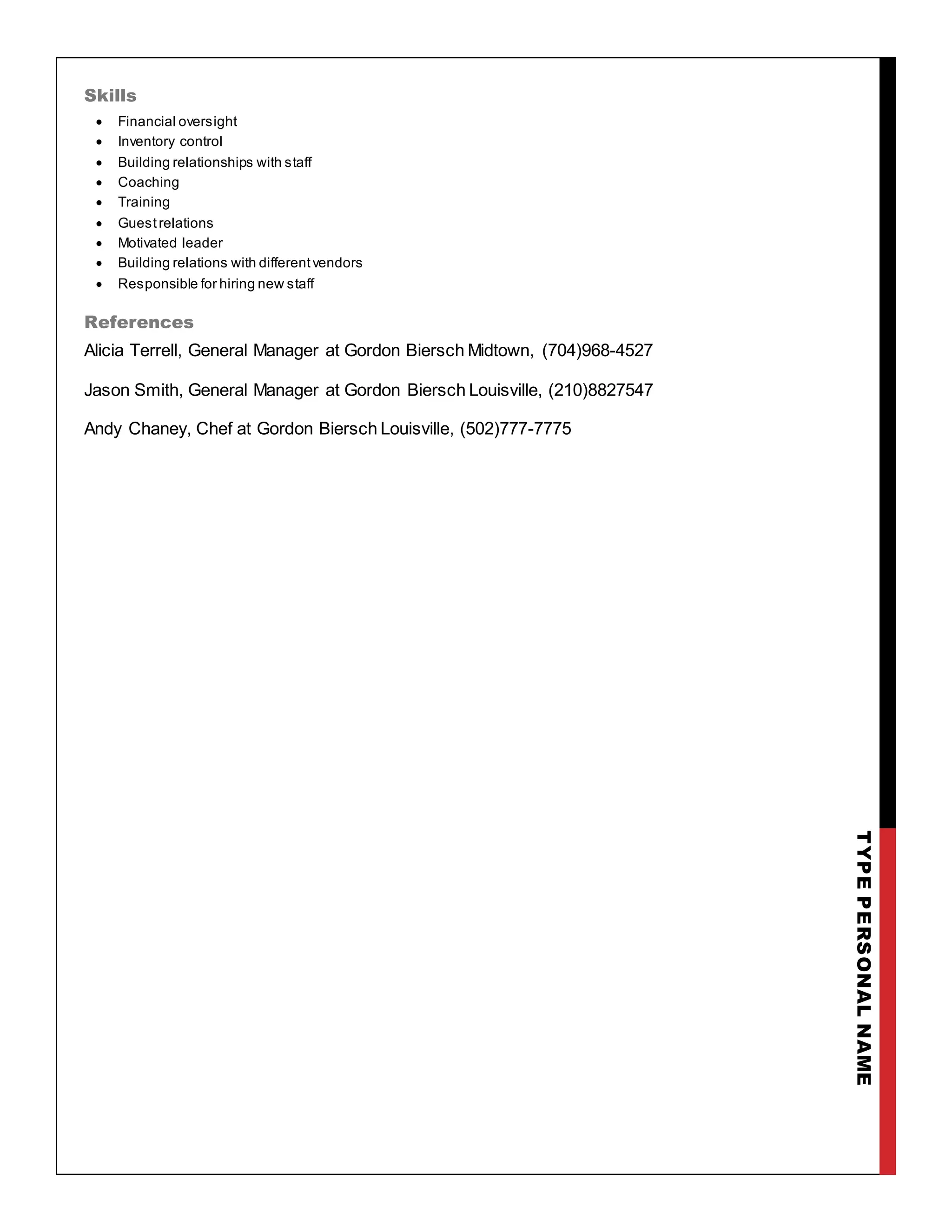 BLake Hall- Resume | DOCX