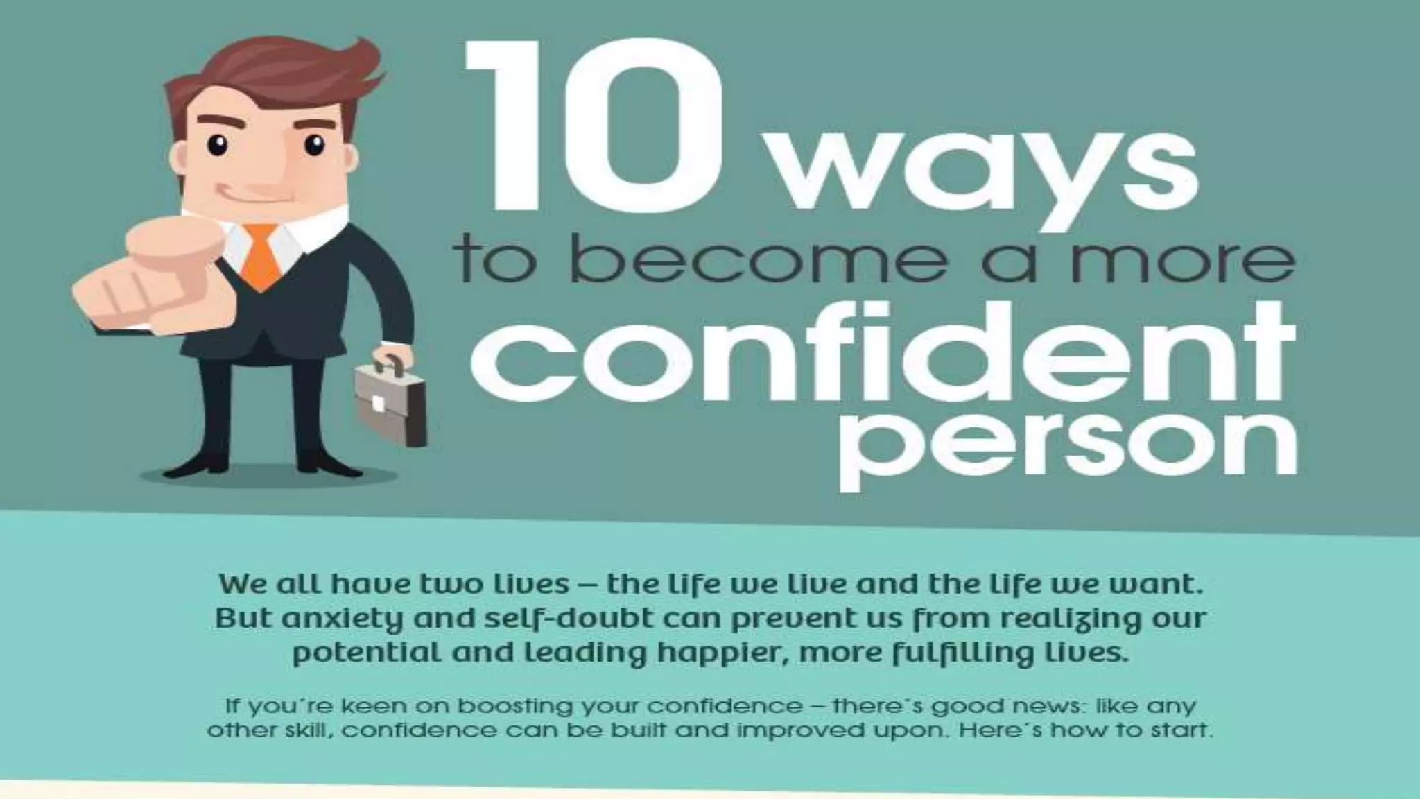 10 Ways to Become More Confident Person | PPTX