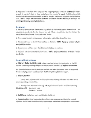 Library Assistant Handout revised | DOC