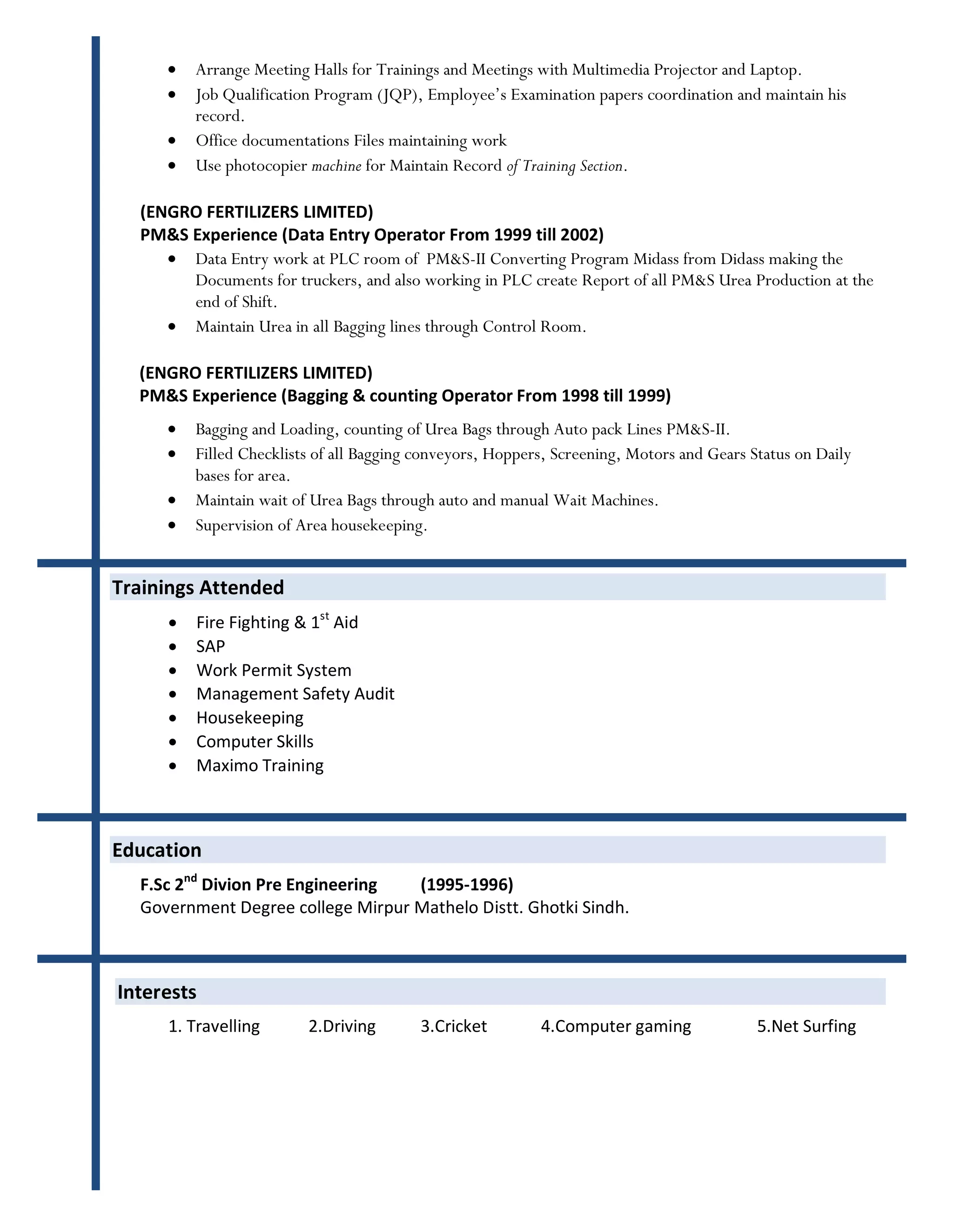 CV (Abdul Hameed) | PDF