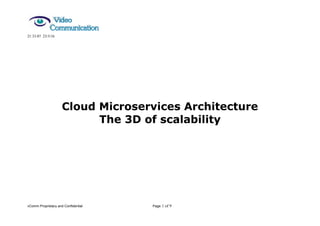 Cloud MicroService Architecture | PDF | Computer Software and ...