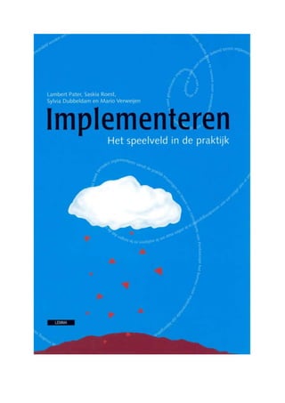Implementeren, het speelveld en de praktijk | DOCX