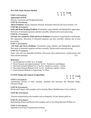M.Sc_Syllabus | PDF | Programming Languages | Computing