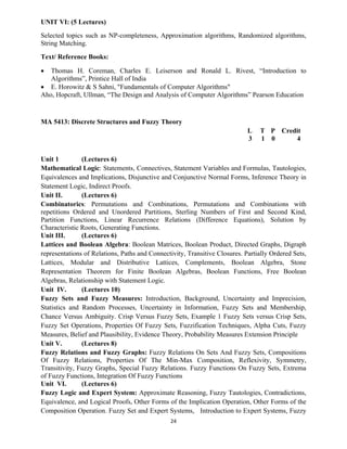 M.Sc_Syllabus | PDF | Programming Languages | Computing