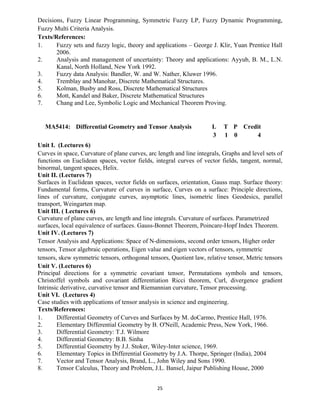 M.Sc_Syllabus | PDF | Programming Languages | Computing