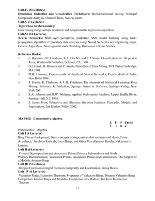 M.Sc_Syllabus | PDF | Programming Languages | Computing