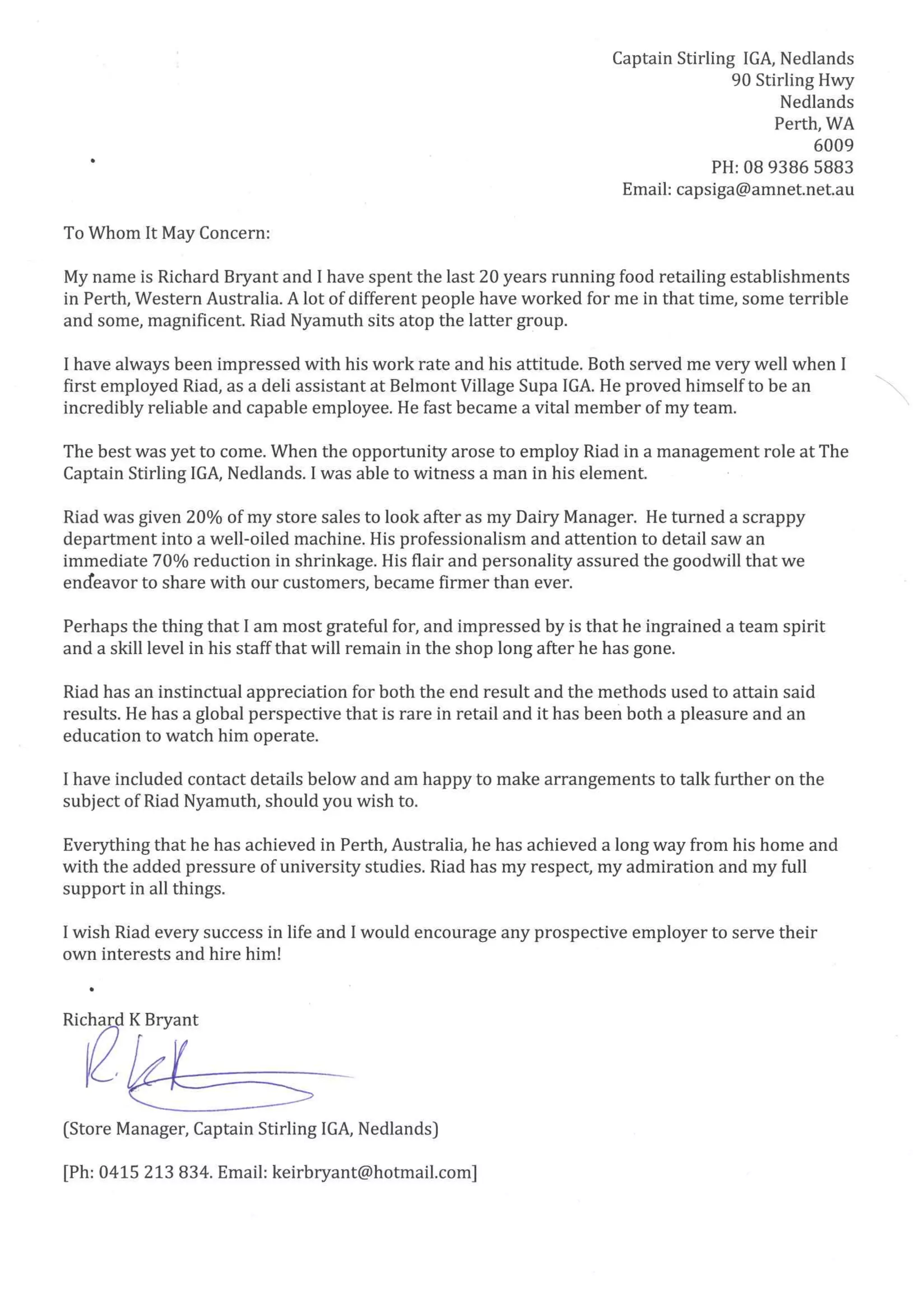 reference letter | PDF