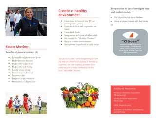 Childhood Obesity handout | PDF