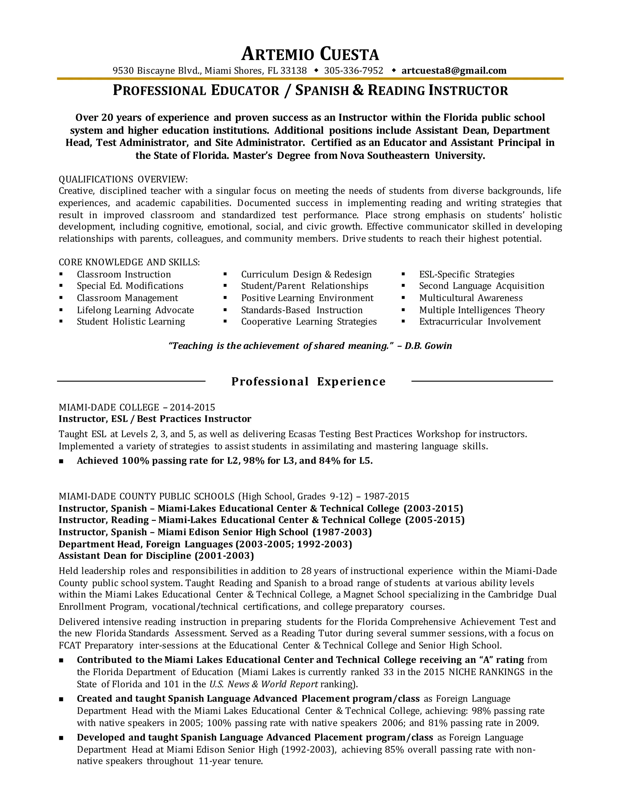 cuesta, artemio RESUME | DOCX