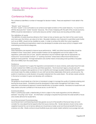 Rethinking Reuse Conference report | PDF