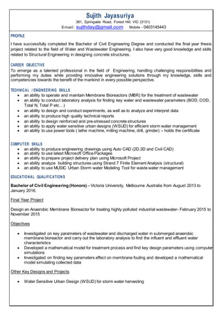 Sujith Resume | DOCX