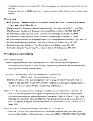Joel_M_Arrington_Retired_Resume | PDF