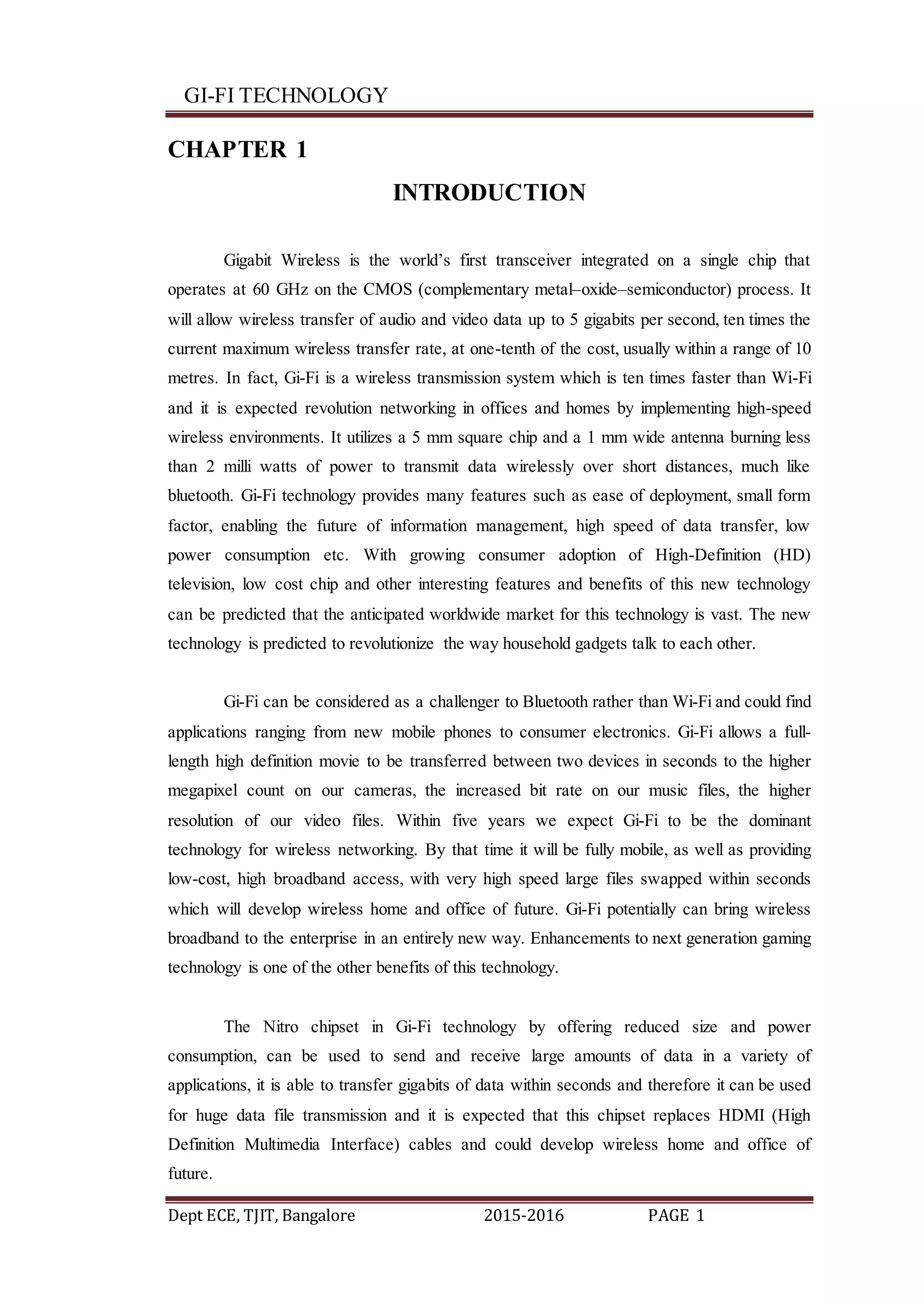 Gi-Fi Technology Report | DOCX