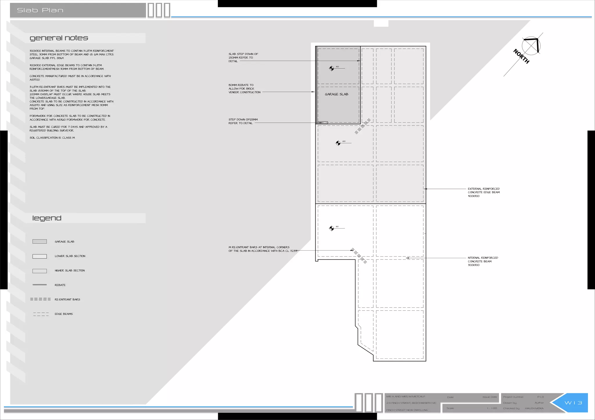 24 Finch St Working Drawings | PDF