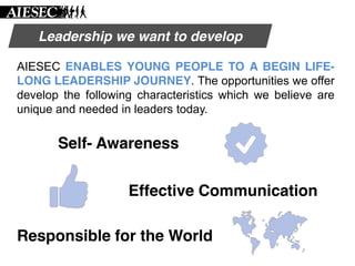 AIESEC Corporate Deck | PDF