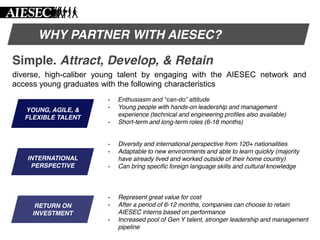 AIESEC Corporate Deck | PDF