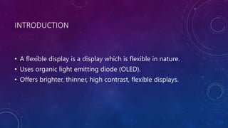 Flexible displays | PPT
