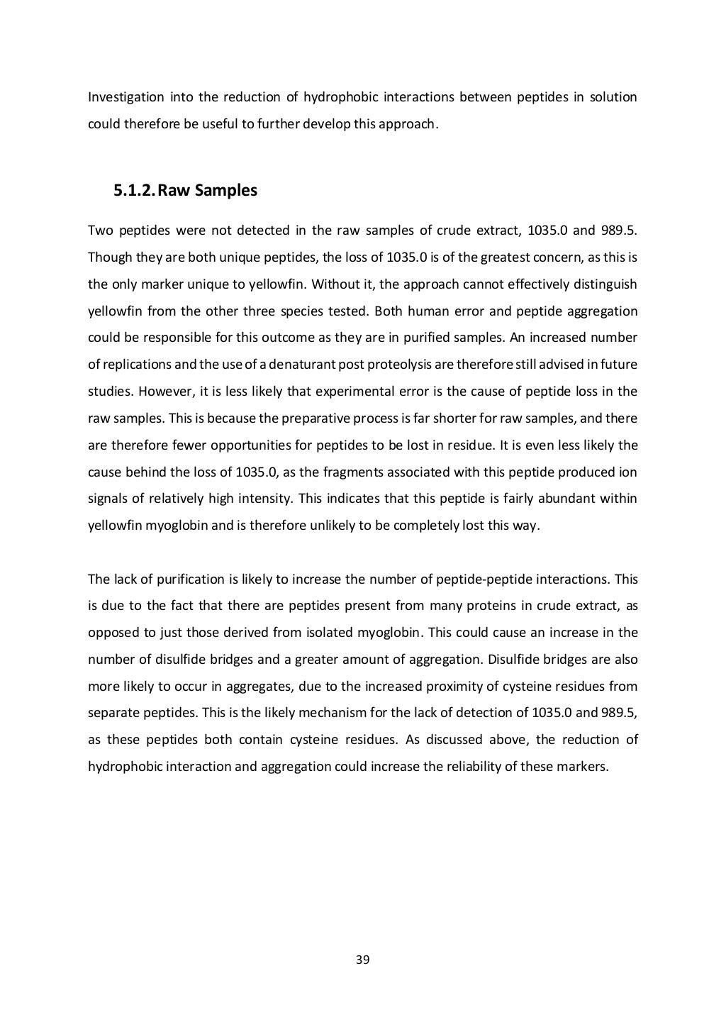 Masters Research Project