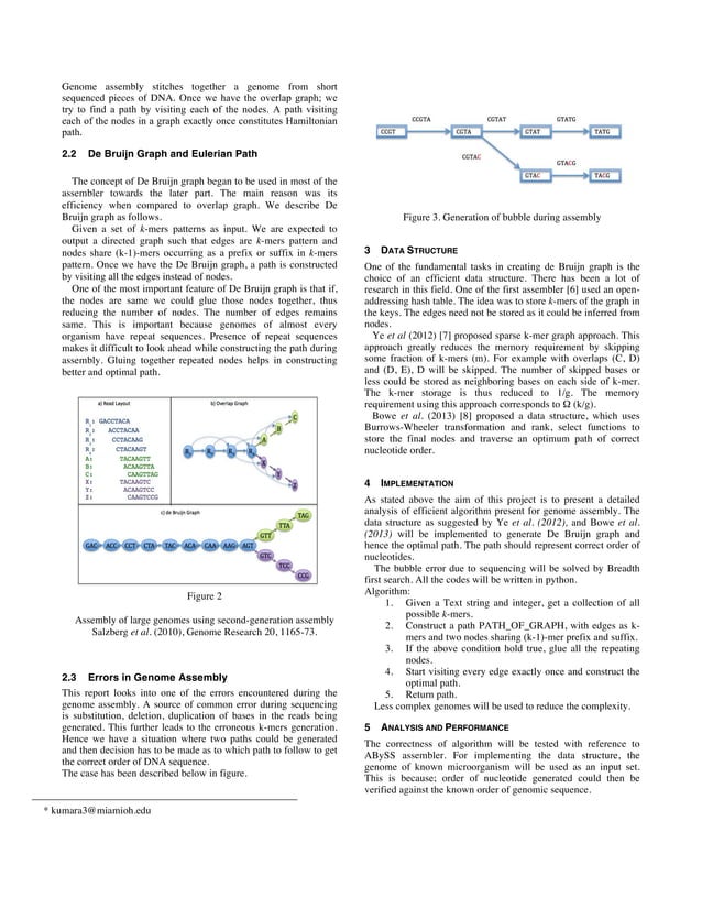 Report-de Bruijn Graph | PDF