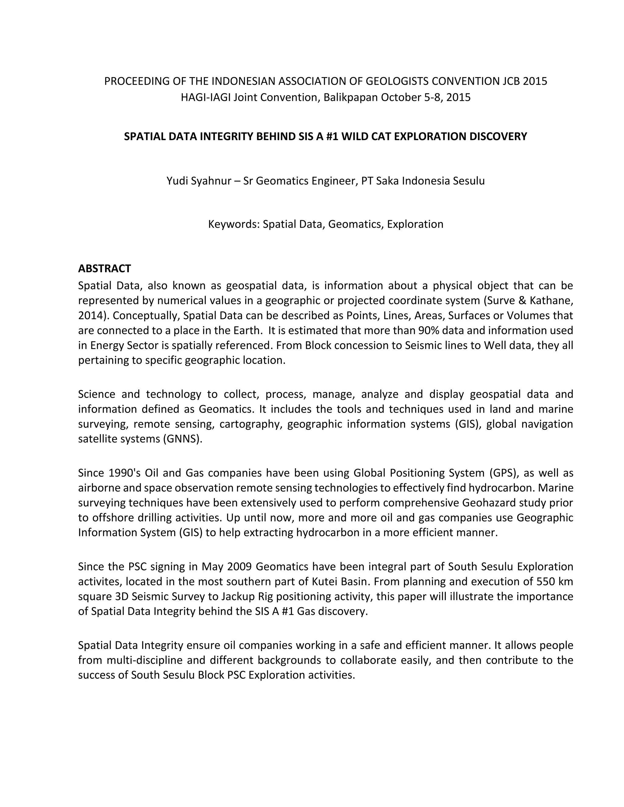 SPATIAL_DATA_INTEGRITY_SIS_A1 | PDF