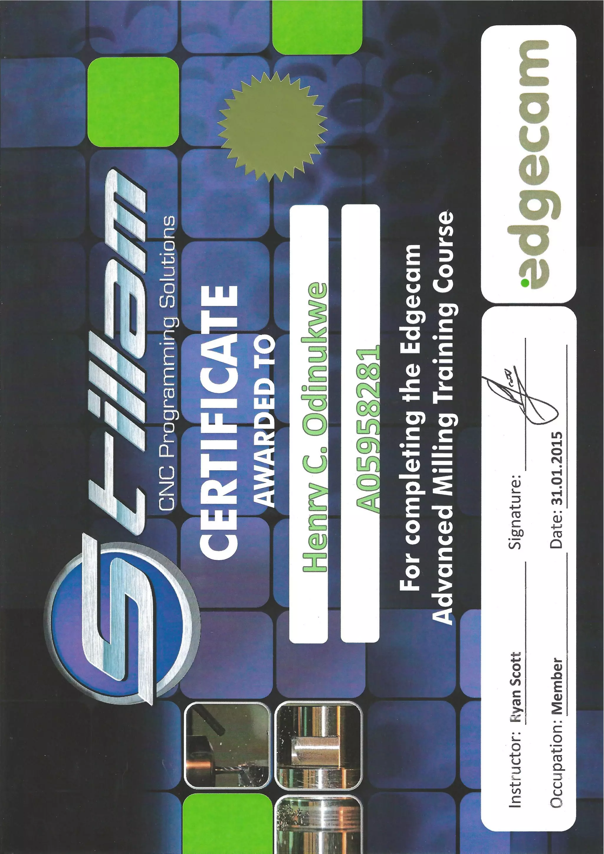 EDGECAM ADVANCED MILLING CERTIFICATE | PDF
