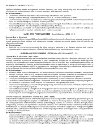 Muhammed.Aamir Banatwalla.Resume. | PDF