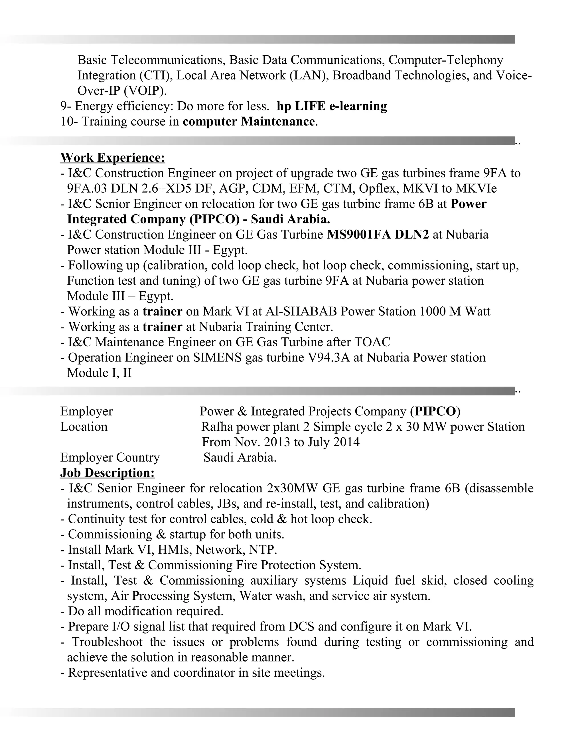 Yasser Elghoul C.V | DOC